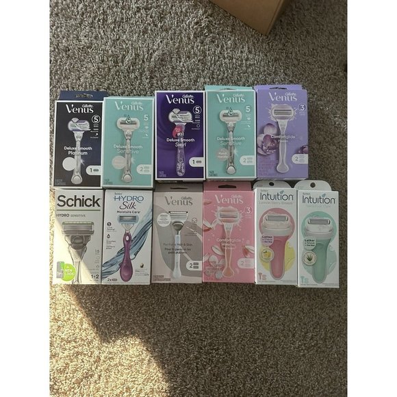 gillette | Hair | Mix Lot Gillette Venus Products Schlick Hydro ...